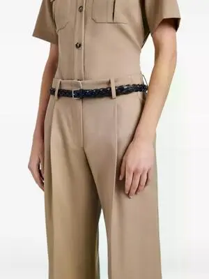 Proenza Schouler Halima Pants In Wool Gabardine