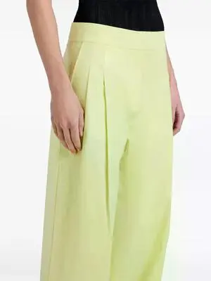 Proenza Schouler White Label Coralie Poplin Trousers - Yellow