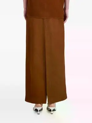 Proenza Schouler Liora Skirt In Heavy Sable - Brown