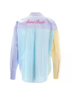 MC2 SAINT BARTH Striped Cotton Shirt