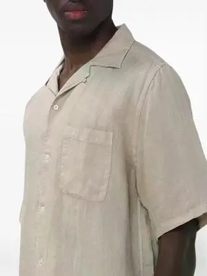 BROOKSFIELD Short-sleeve Linen Shirt