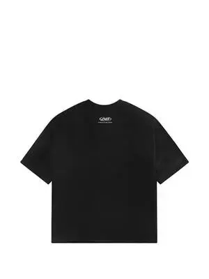 ABOUT:BLANK Raw Hem Ellipse T-shirt