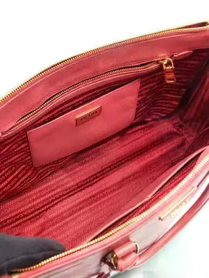 Prada 2000s Large Galleria Saffiano Leather Tote Bag