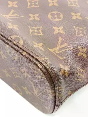 LOUIS VUITTON Monogram Canvas Tote Bag - Brown