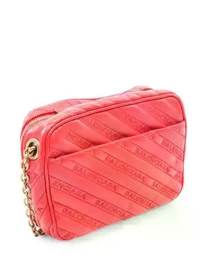 Balenciaga 2000s Quilted Leather Reporter Xs Shoulder Bag - Red