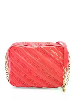 Balenciaga 2000s Quilted Leather Reporter Xs Shoulder Bag - Red