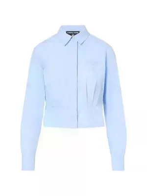 Iceberg Pleated Cropped Shirt