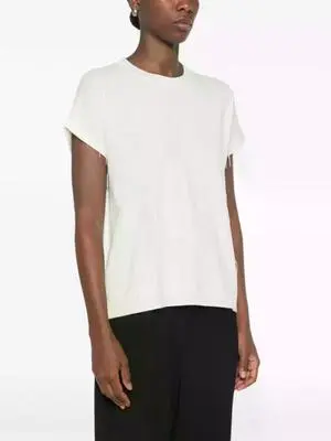 Fabiana Filippi Bead-embellished Short-sleeve Sweater