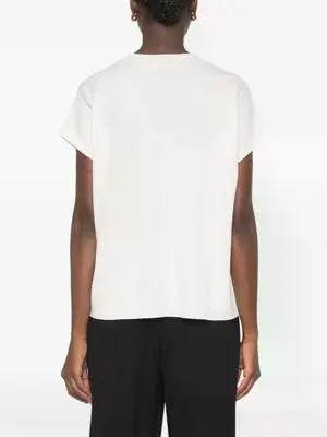 Fabiana Filippi Bead-embellished Short-sleeve Sweater