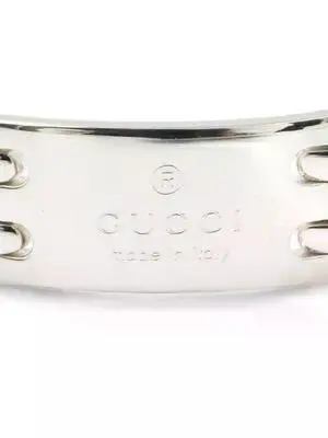 Gucci Engraved Link Bracelet