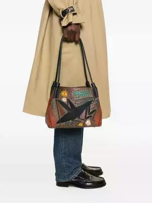 Etro Embroidered Paisley Shoulder Bag