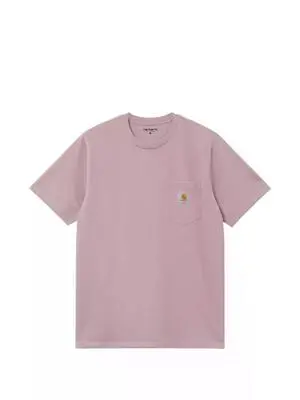 Carhartt Work In Progress Logo-patch Pocket T-shirt - Pink