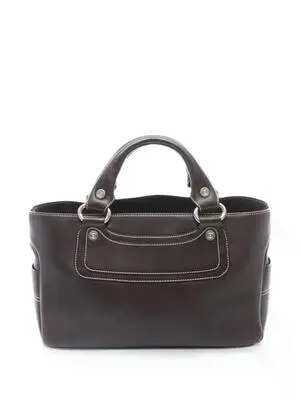 Celine 2000s Boogie Handbag - Brown