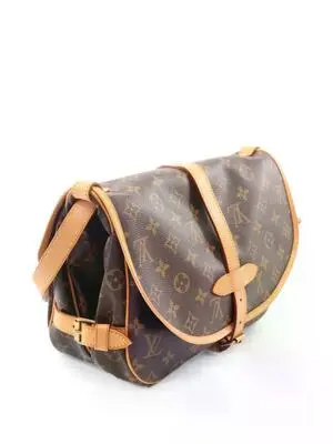 LOUIS VUITTON Monogram Canvas Saumur 30 Shoulder Bag - Brown