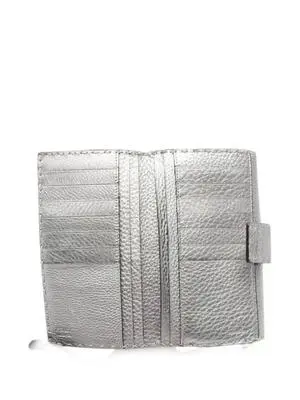 Fendi 2010s Peekaboo Selleria Wallet - Silver