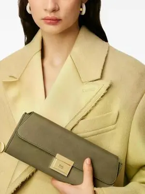 AMI Paris Mini Mimi Leather Pouch Bag