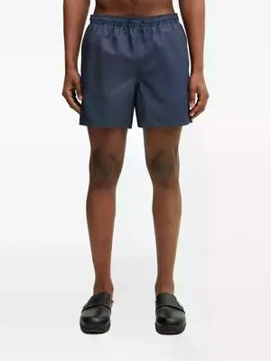 Fred Perry Embroidered Logo Swim Shorts - Blue