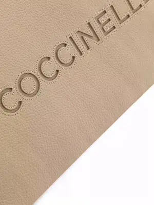 COCCINELLE Grained Leather Tote Bag