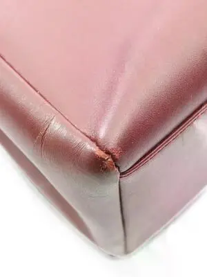 Cartier Bordeaux Calf Leather Shoulder Bag