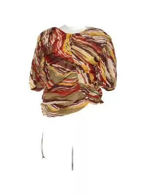 MULLER OF YOSHIOKUBO Printed Blouse