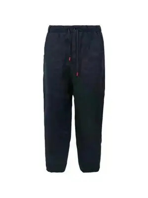 Kiton Utilitarian Drawstring Waist Trousers - Blue