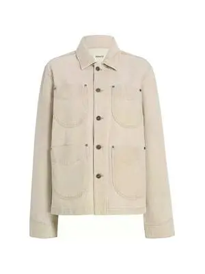 Khaite Khaite Wyatt Denim Chore Jacket Neutrals