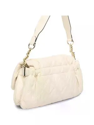 Tommy Hilfiger Quilted Finish Logo Plaque Shoulder Bag