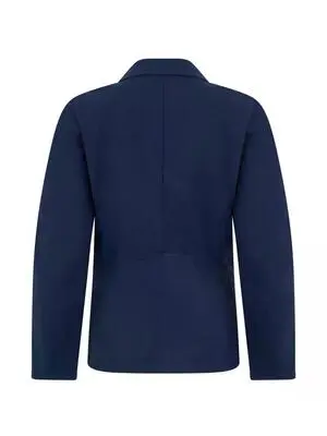 Alberta Ferretti Notched Collar Button-up Jacket - Blue