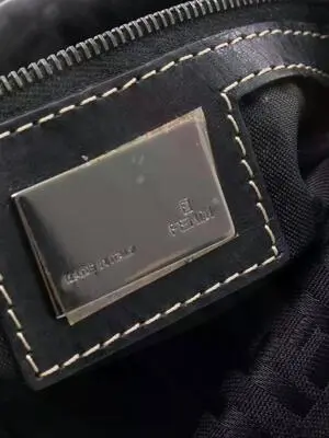 Fendi Zucchino Mamma Baguette Shoulder Bag