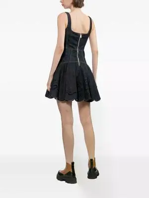 SELF-PORTRAIT Broderie Anglaise Panel Mini Dress