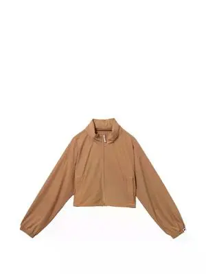 AAPE BY *A BATHING APE Apee™ A Bathing Ape® Logo-patched Cropped Jacket - Brown
