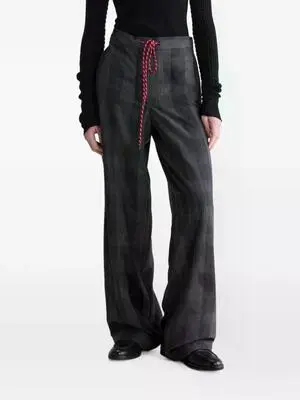 BELLEROSE Solene Check-pattern Trousers