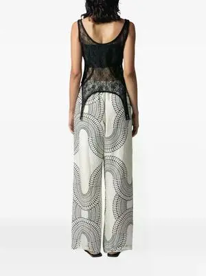 MULLER OF YOSHIOKUBO Spiderweb Sleeveless Tank Top - Black