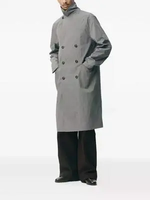 WELTER SHELTER Shuva Crinkle-effect Double-breasted Coat