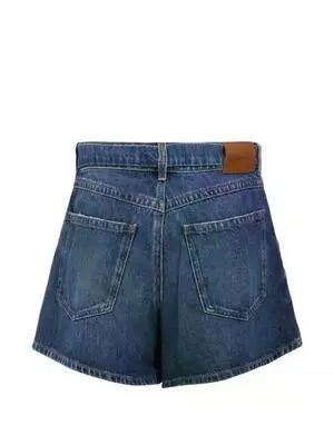 Sportmax Belted Denim Shorts