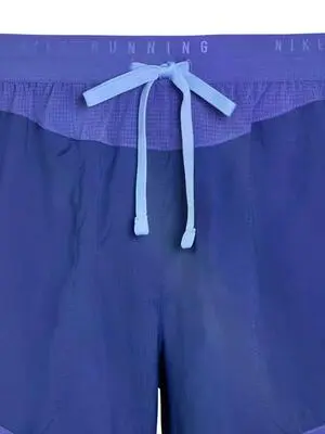 Nike Stride Plus Logo-print Drawstring Shorts - Blue