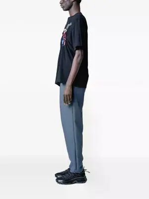 YOSHIOKUBO Eagle-print Ruched T-shirt