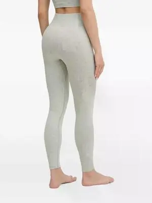 On Ribbed-knit High-waisted Leggings - Green