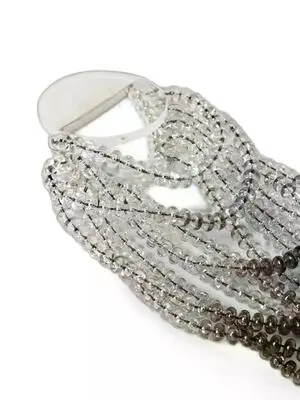 Emporio Armani Ombré Effect Multi-strand Beaded Necklace