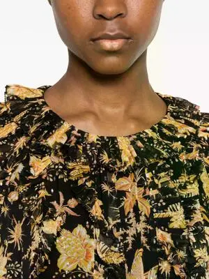 Ulla Johnson Signe Cascading Floral-print Ruffled Mini Dress