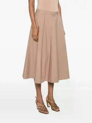 Incotex Belt Loops Pleated Skirt