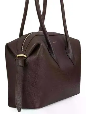 Yuzefi Brioche Grained Leather Shoulder Bag