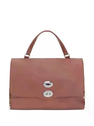 ZANELLATO Medium Postina Daily Leather Satchel - Red