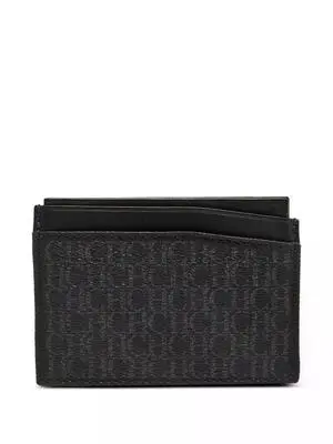 Carolina Herrera Monogram Card Holder - Black