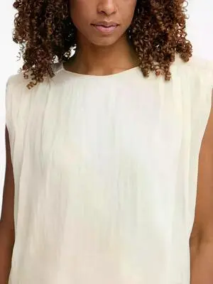 HAVEONE Padded-shoulder Layered-effect Blouse