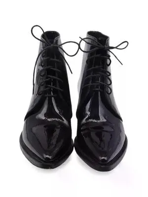 Saint Laurent Theo Lace-up Ankle Boots