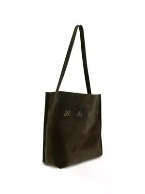 Marni Museo Suede Tote Bag - Green