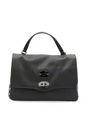 ZANELLATO Postina Studded Leather Tote Bag