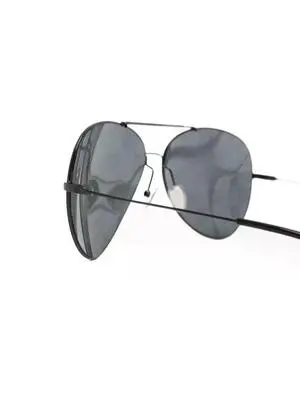 Gucci Monogram-print Pilot-frame Sunglasses
