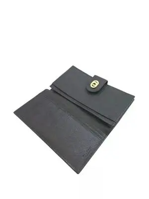BVLGARI 2010-2026 Leather Doppio Tondo Bifold Wallet Long Wallets